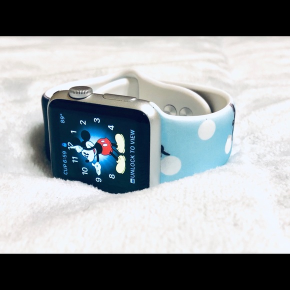 Disney | Accessories | 42mm44mm Minnie Mouse Apple Watch Band Ml | Poshmark